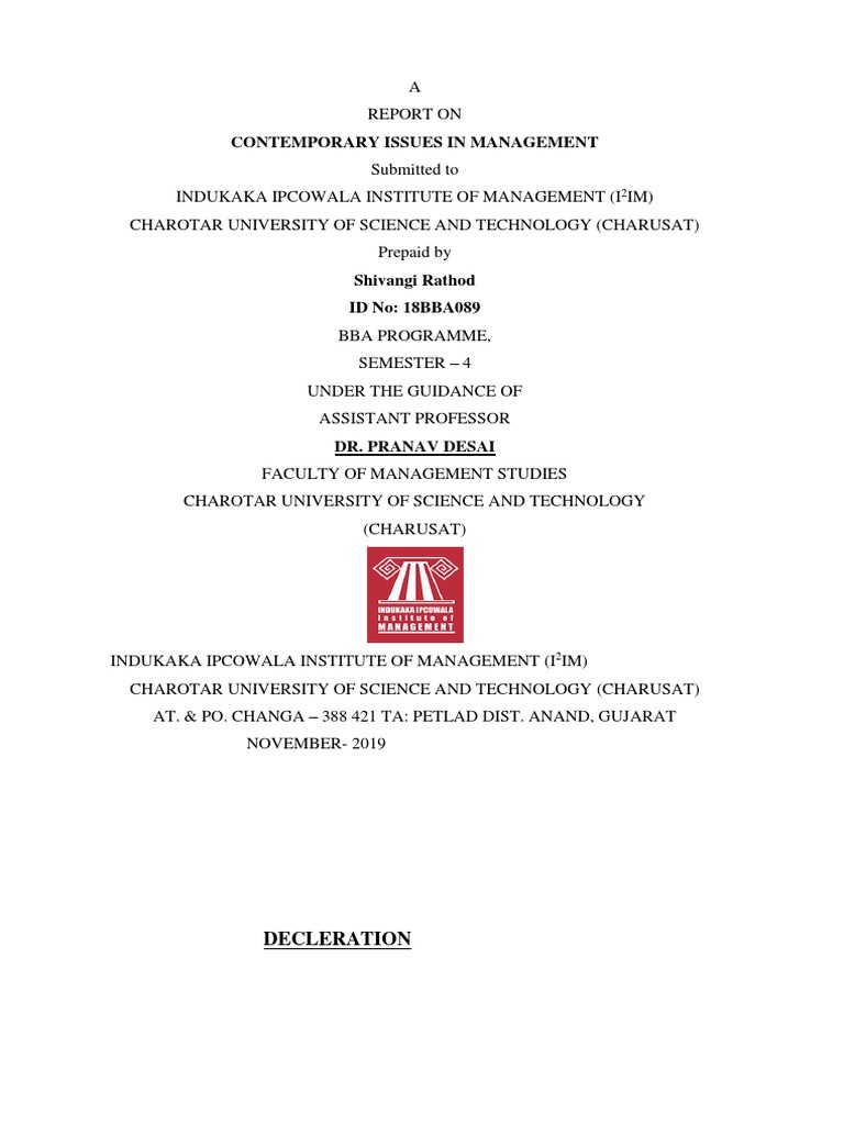 Report Structure of SCIM | PDF | Opec | Petroleum