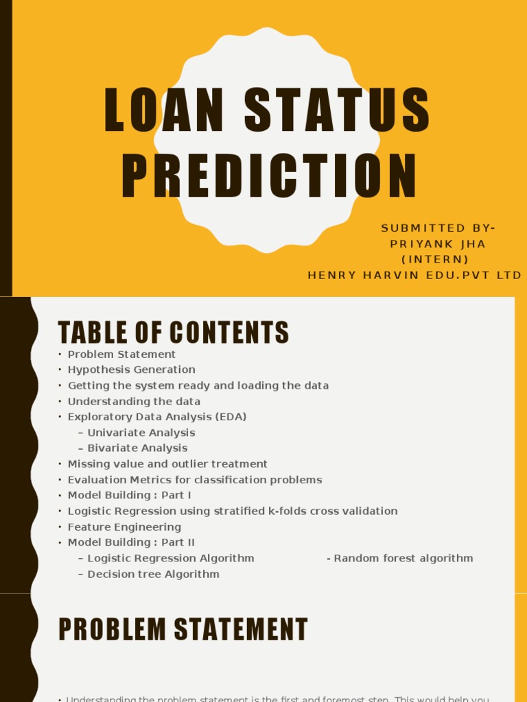 Loan Status Prediction | PDF | Receiver Operating Characteristic ...