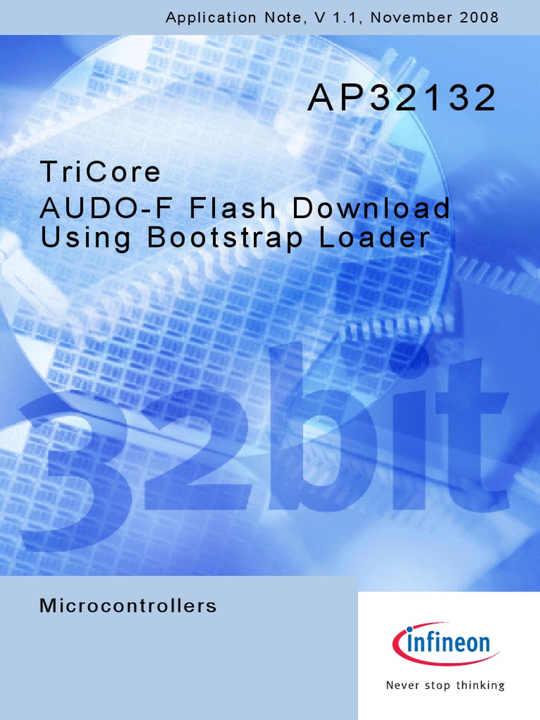 AP3213211 TriCore AUDO F Bootloader PDF | PDF | Booting | Flash Memory
