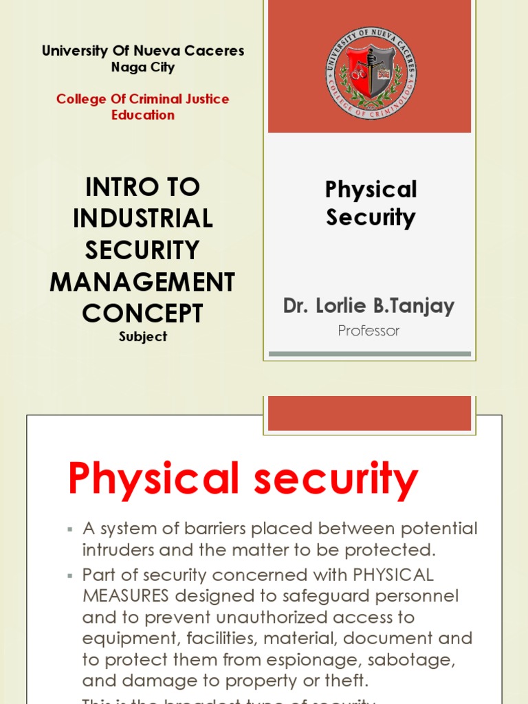 Physical Security Measures Overview | PDF | Physical Security ...