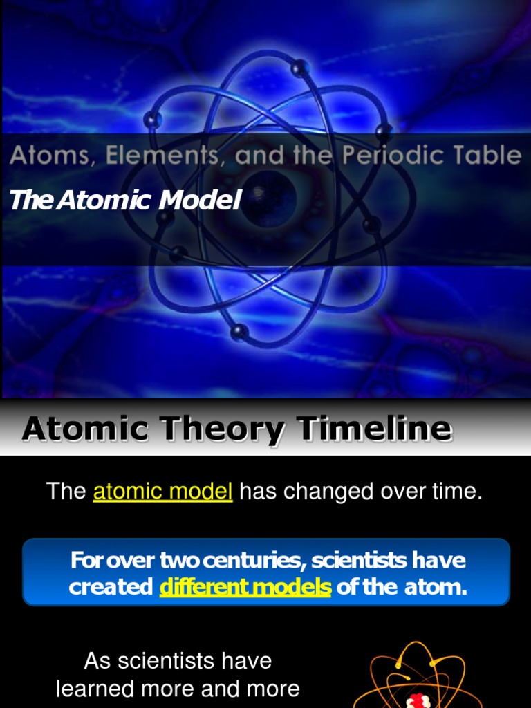 Evolution of the Atomic Model | PDF | Atoms | Atomic Nucleus