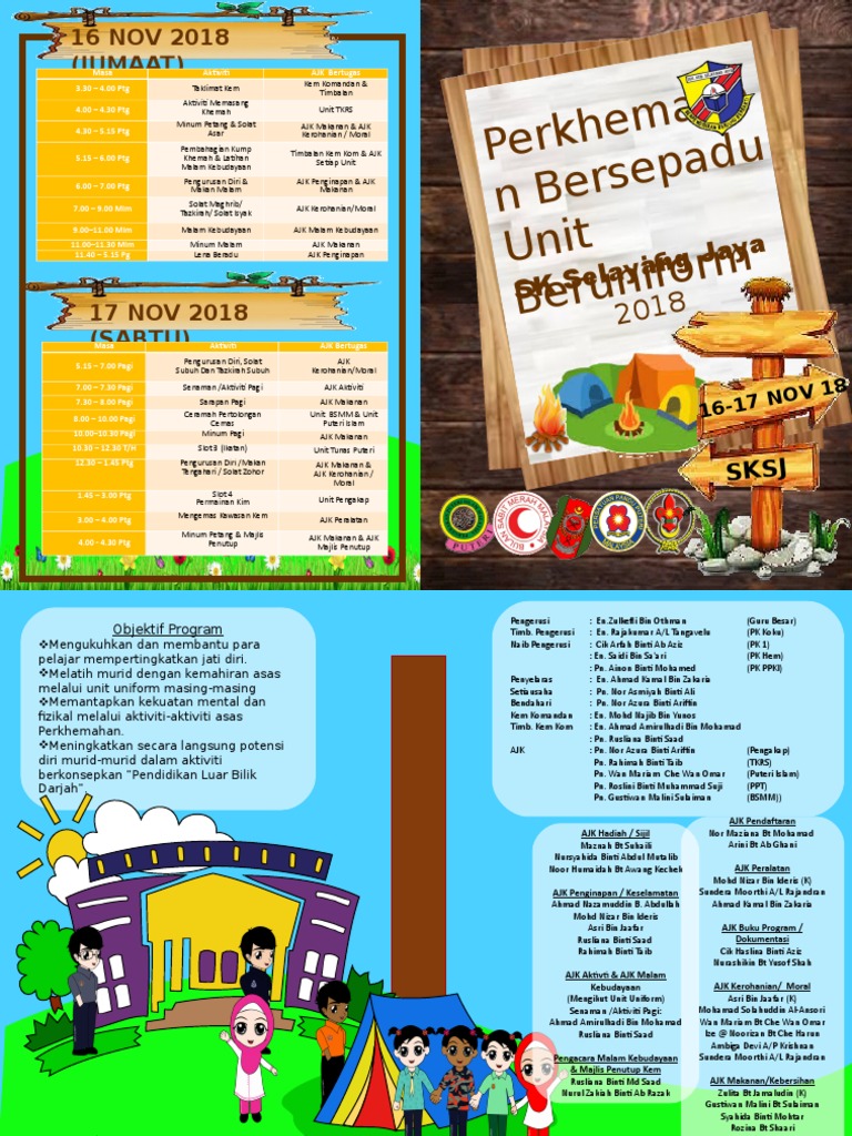 Buku Program Perkhemahan Contoh | PDF