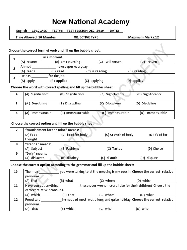 1test 7 PDF | Download Free PDF | Communication | Linguistics