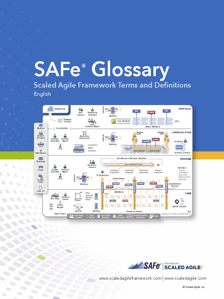 SAFe Glossary EN | PDF | Agile Software Development | Scrum (Software ...