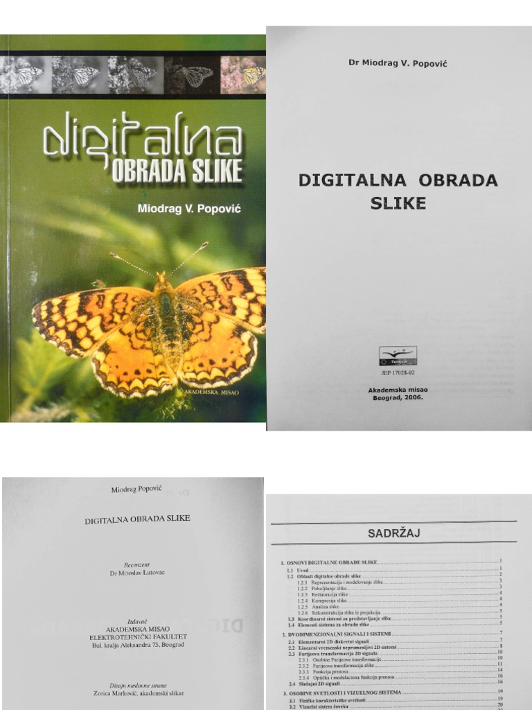 Digitalna Obrada Slike PDF | PDF