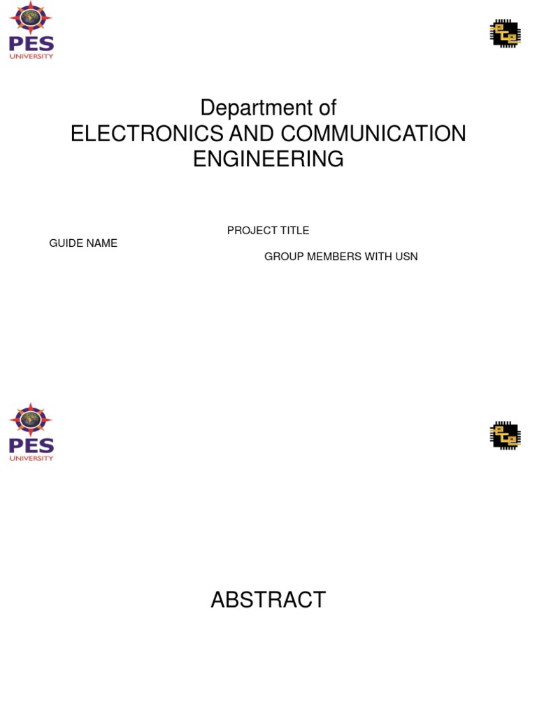 Mini Project PPT Format | PDF