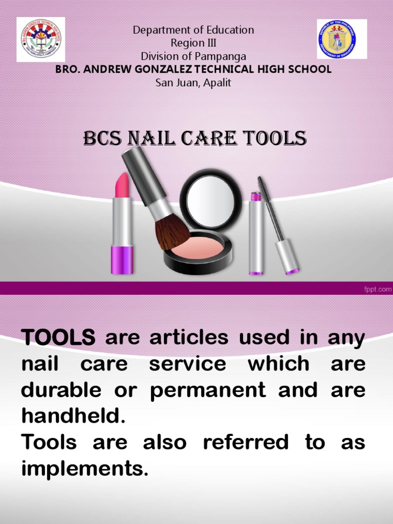 Nail Care Tools | PDF | Nail (Anatomy) | Nature