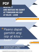 Module 5 Grade 10 ESP | PDF