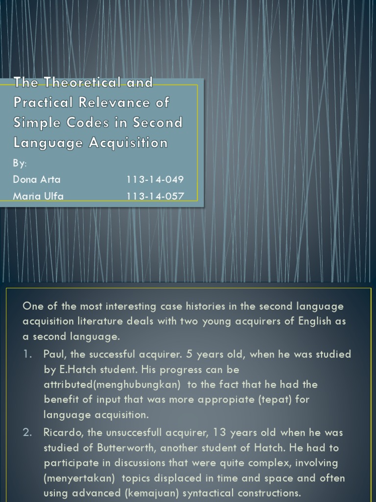 The Theoretical and Practical Relevance of Simple Codes | PDF | Second ...