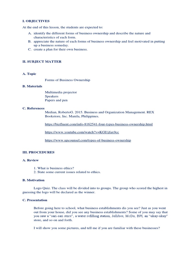 Understanding Business Ownership Types | PDF | Limited Liability ...