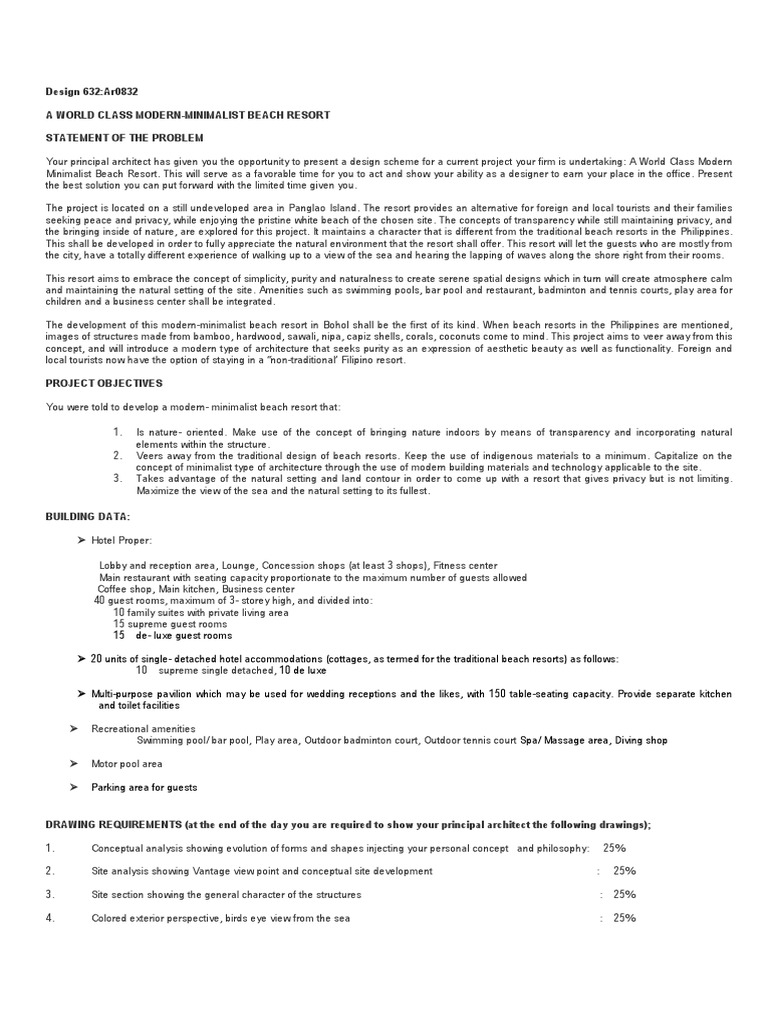 Resort Hotel Development | PDF | Resort | Hotel