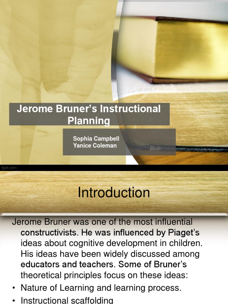 Bruner | PDF | Cognitive Development | Constructivism (Philosophy Of ...