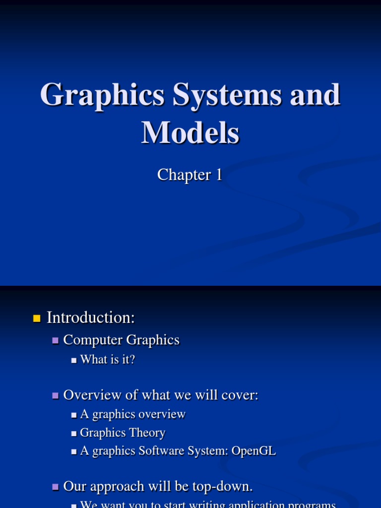 CH 01 | Download Free PDF | Computer Graphics | 2 D Computer Graphics