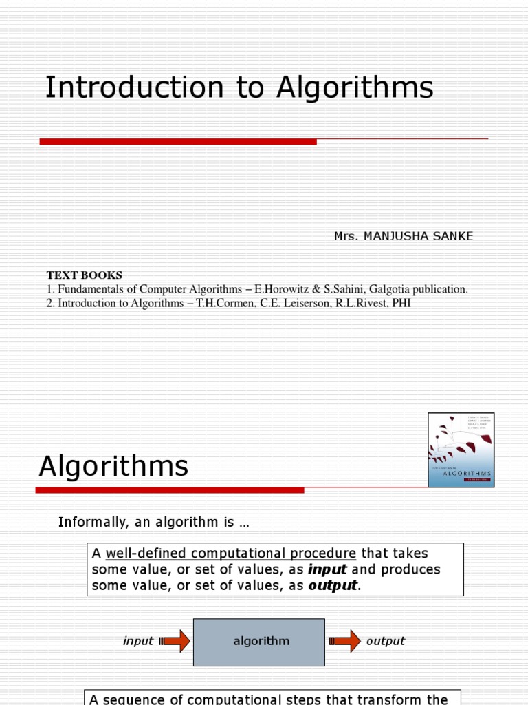 Chapter01 Introduction | Download Free PDF | Algorithms | Subroutine Chapter01 Introduction | Download Free PDF | Algorithms | Subroutine