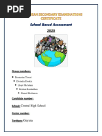 Land Pollution - Caribbean Studies Sba Sample | PDF | Municipal Solid ...