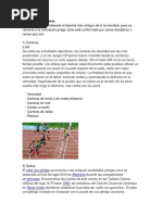 Medidas de Estafeta y Vallas | PDF | Deporte del atletismo | Carreras
