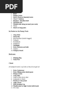 Air Assault School Packing List | PDF