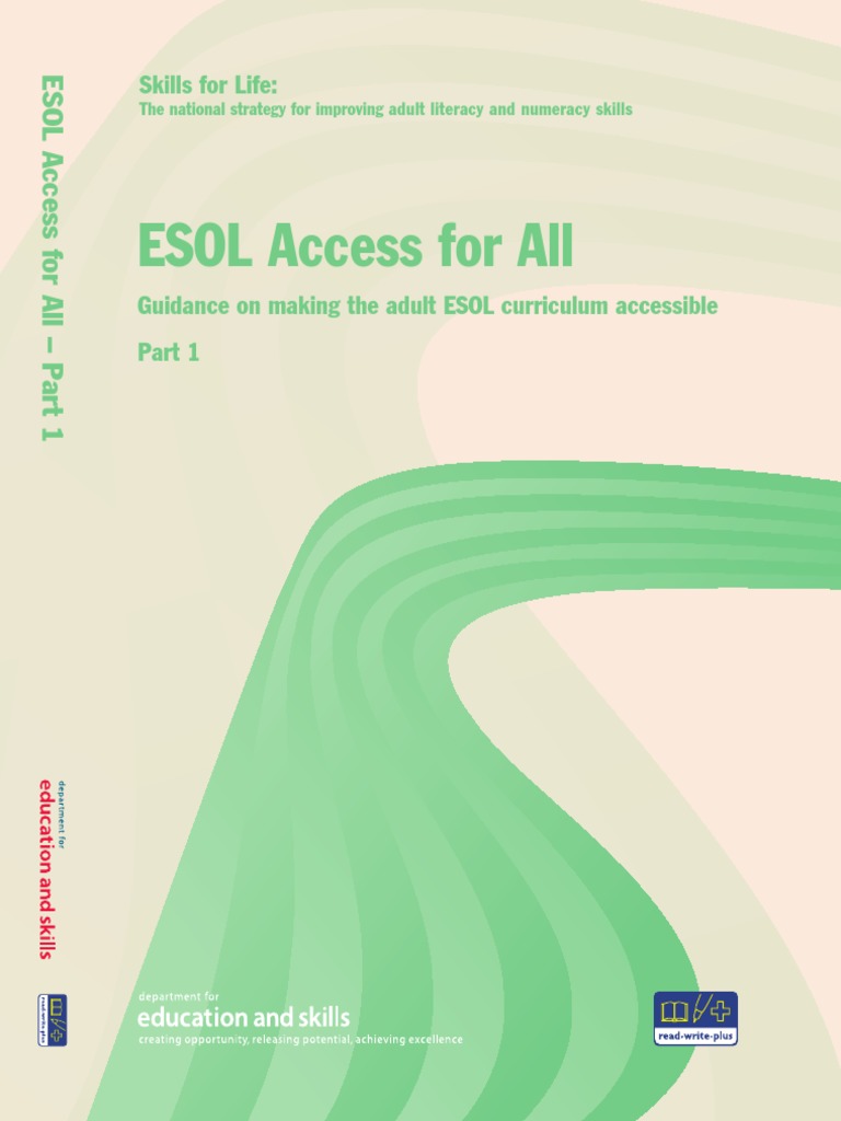 ESOL Access For All - Part 1 | PDF | Psychological Concepts | Learning