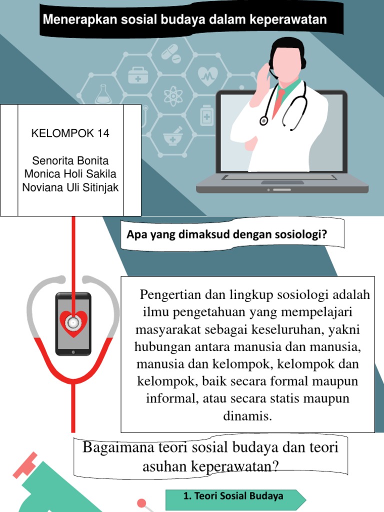Kel. 14 PENERAPAN SOSIAL BUDAYA DALAM KEPERAWATAN | PDF | Pengembangan Diri