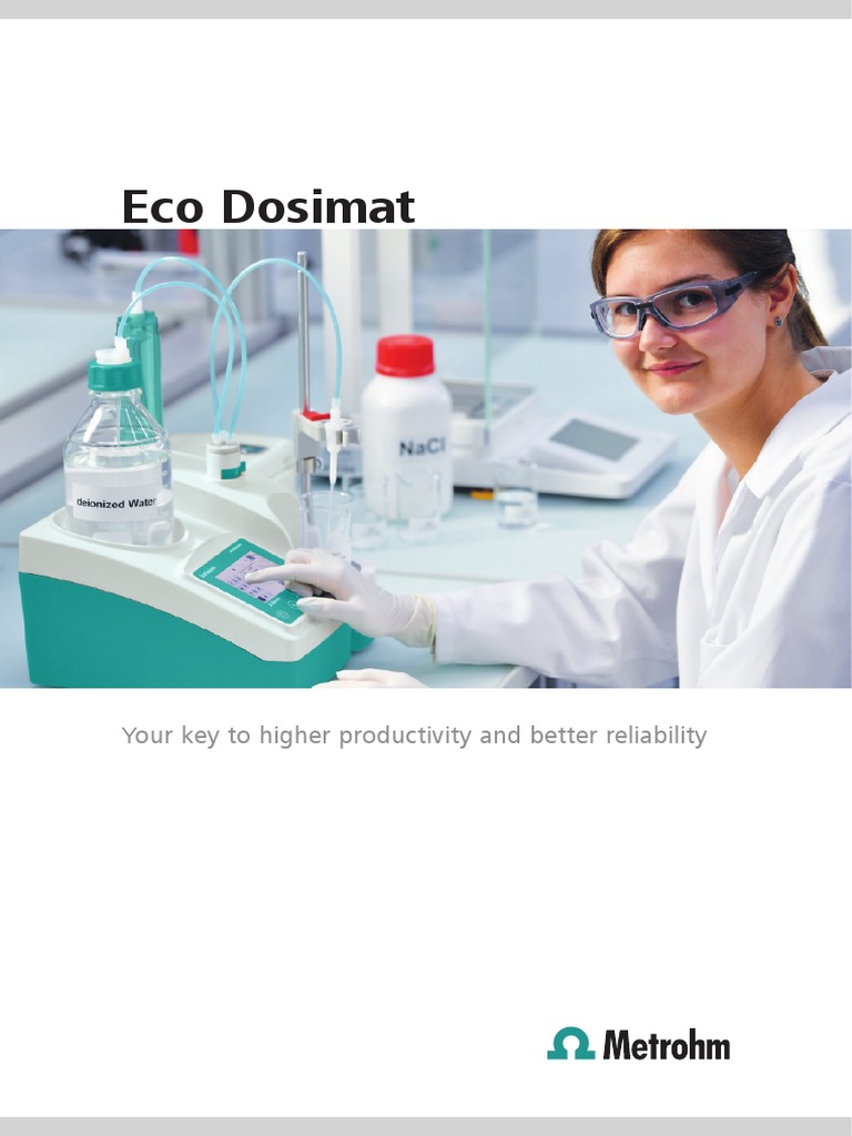 Dosimat Titration | PDF | Titration | Chemistry