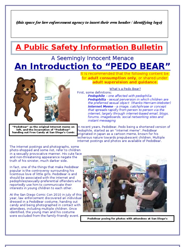 Public Info - PedoBear - Public Info | PDF | Pedophilia | Internet