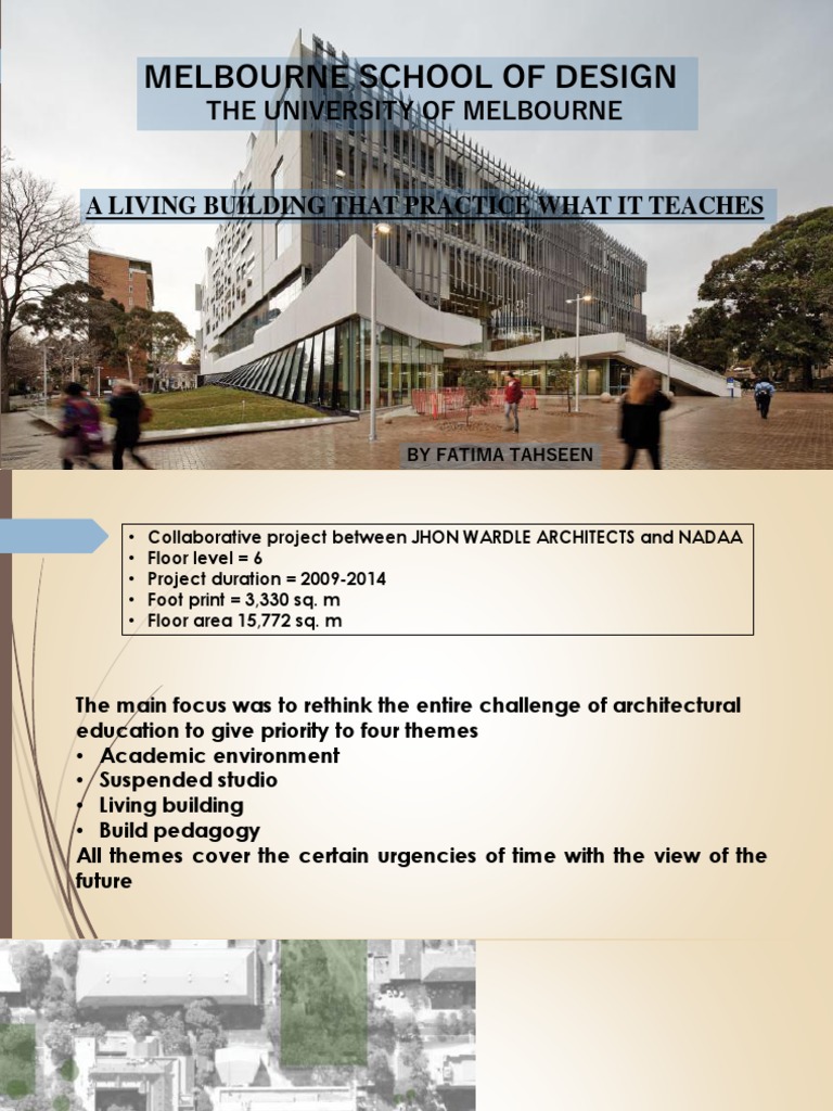 Melbourne School of Design-Case Study Interior | PDF | Ceiling ...