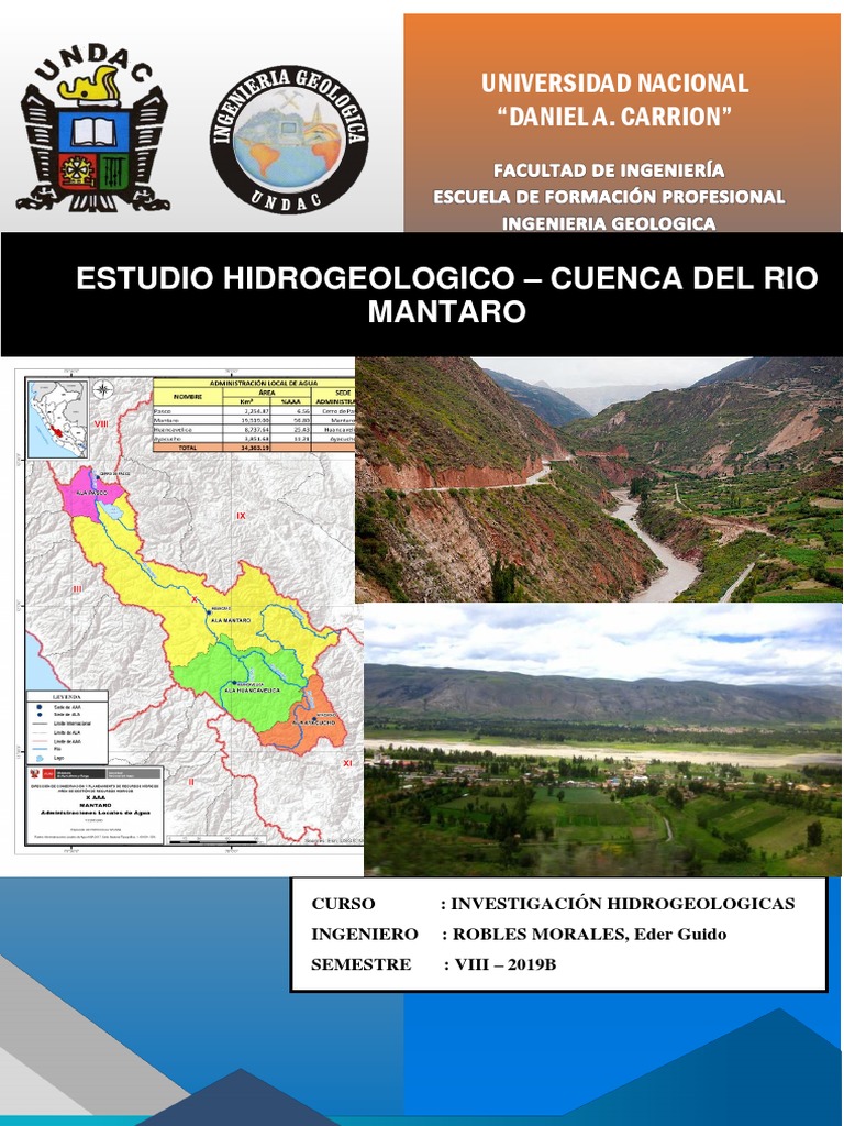 Cuenca Del Mantaro | PDF | Precipitación | Lluvia