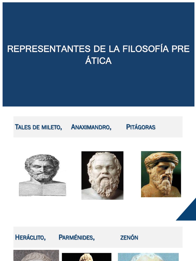 Reprecentantes de La Filosofia Pre Ática | PDF | Sócrates | Estoicismo