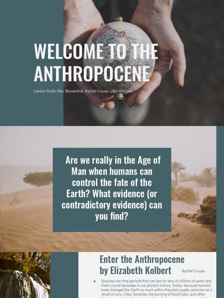 Understanding the Anthropocene Epoch | PDF | Anthropocene | Ecology