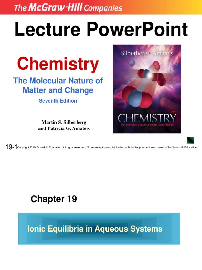 ch19 - Lecture - 7e Ionic Equilibria | PDF | Buffer Solution | Hydroxide