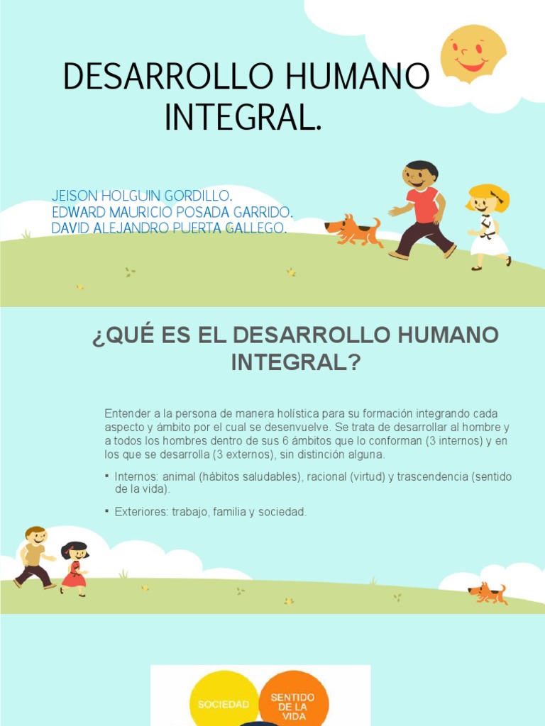 Desarrollo Humano Integral | PDF | Relaciones personales, crianza y ...