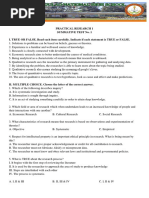 Practical Research 2 - First Quarter Exam | PDF | Citation ...