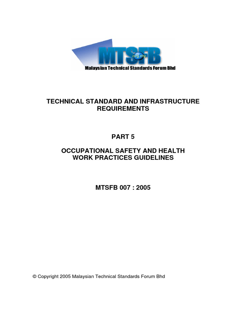 Technical Standard and Infrastructure Requirements (TSIR ...