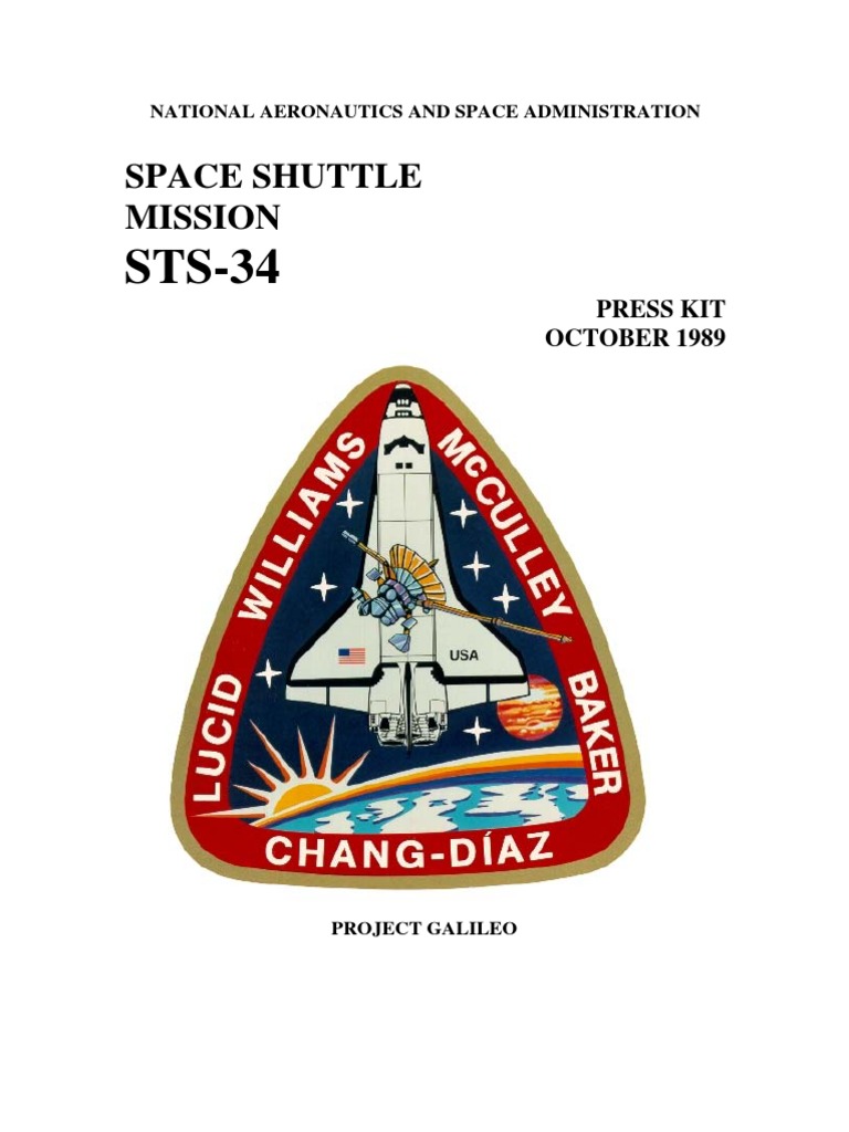 STS-34 Press Kit | PDF | Jupiter | Space Shuttle