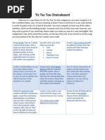 Ratios Choice Board | PDF | Ratio | Cognition