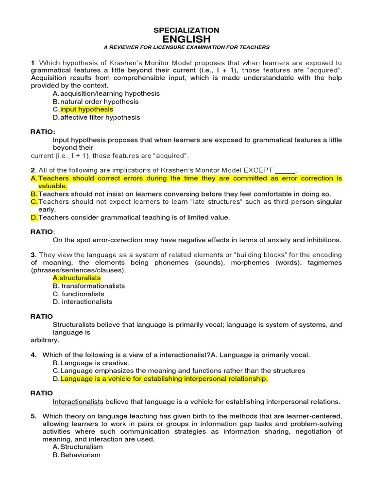 English Reviewer | PDF | Perfect (Grammar) | Verb