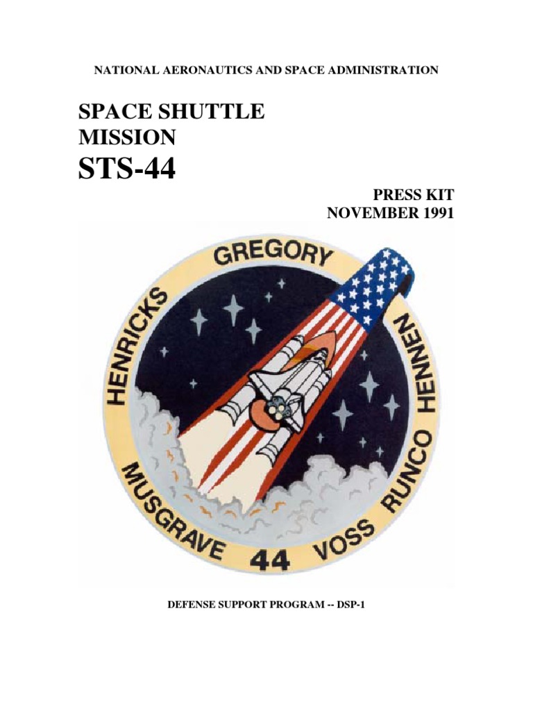 STS-44 Press Kit | PDF | Space Shuttle Orbiter | Space Shuttle