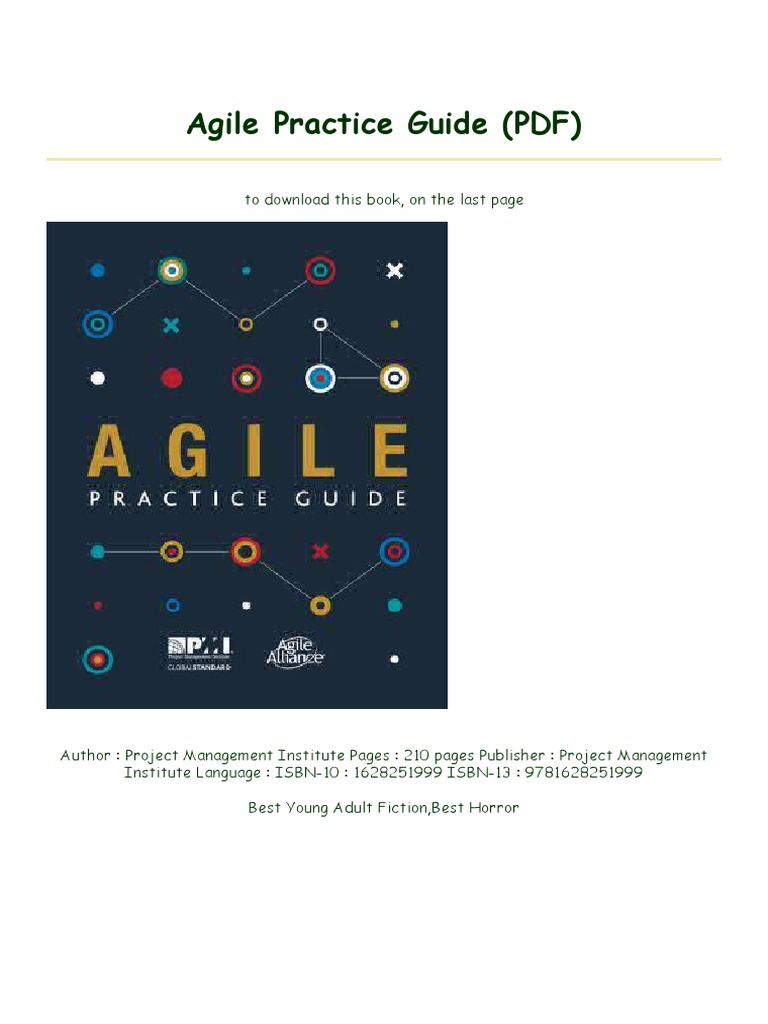 Agile Practice Guide Download Information | PDF | Business | Computers