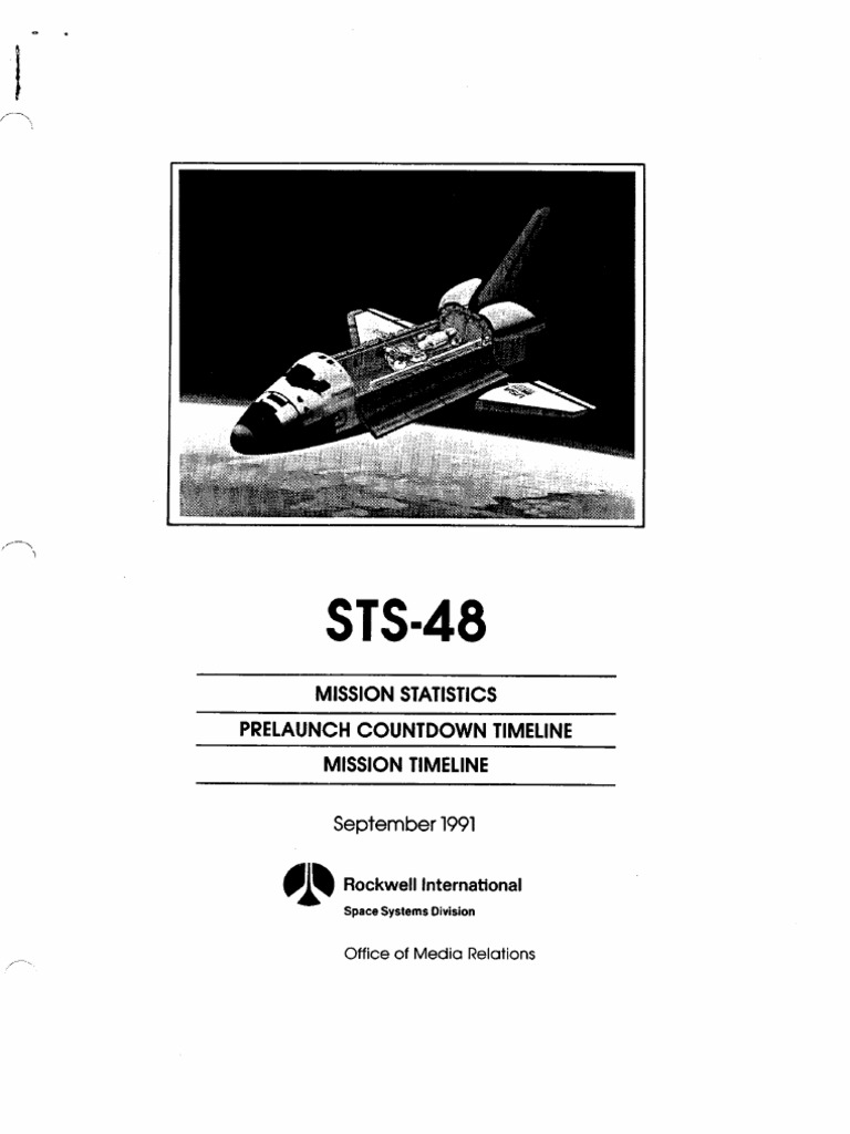 STS-48 Mission Overview and Statistics | PDF