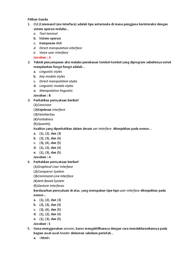 Xii RPL - Pemrograman Web Dan Perangkat Berjalan - Soal | PDF