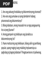 Pamantayan Sa Pagsulat NG Dagli | PDF