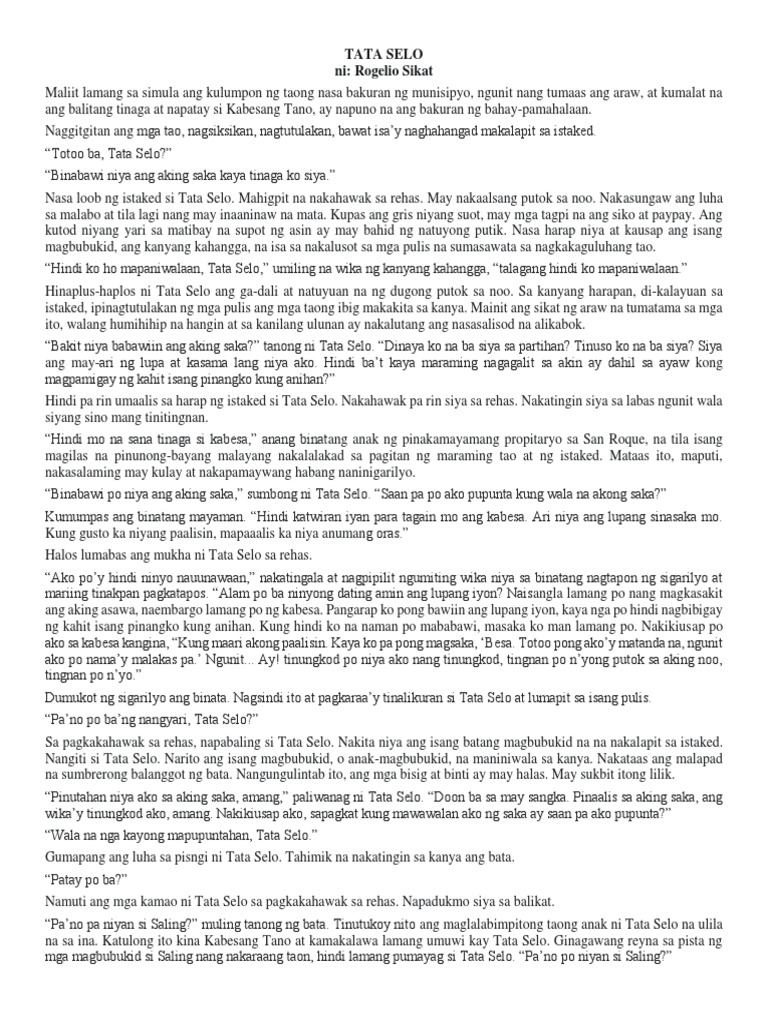 Tata Selo | PDF