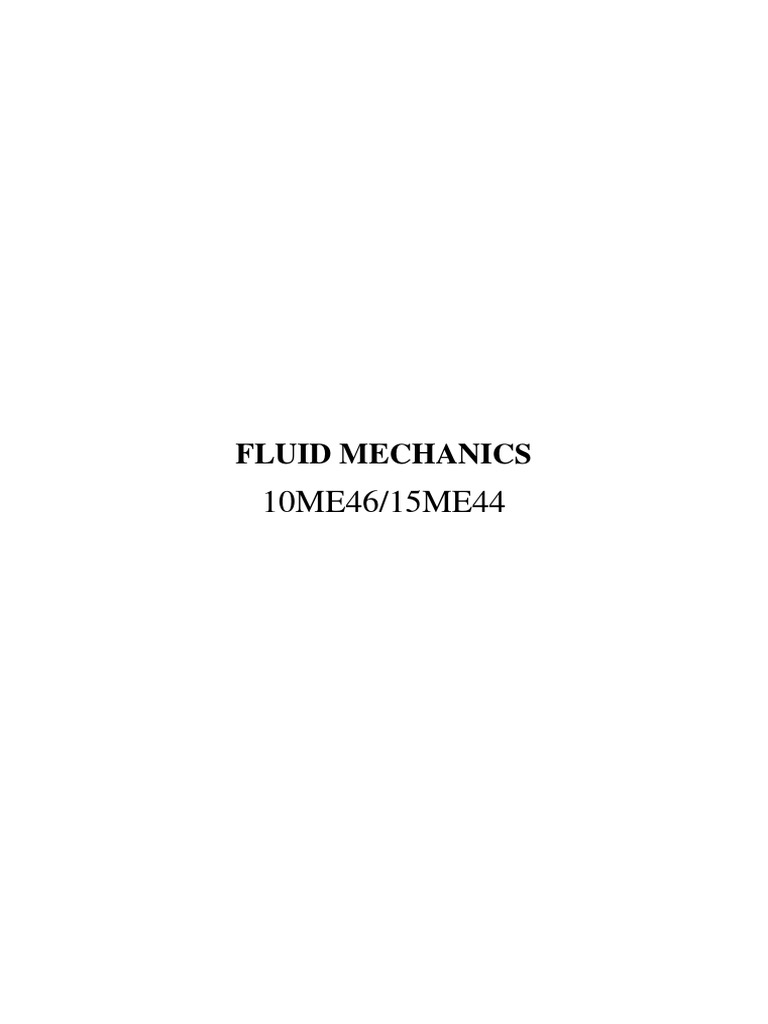 Fundamentals of Fluid Mechanics: An Overview of Key Concepts and ...
