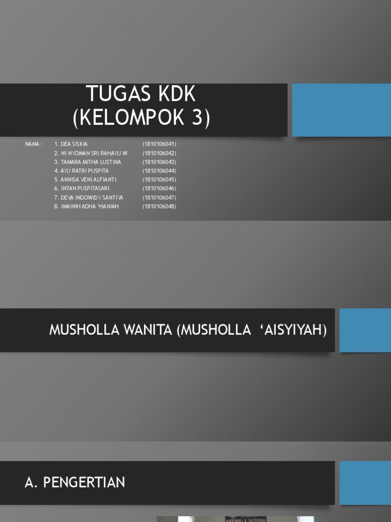 Tugas KDK Kauman | PDF