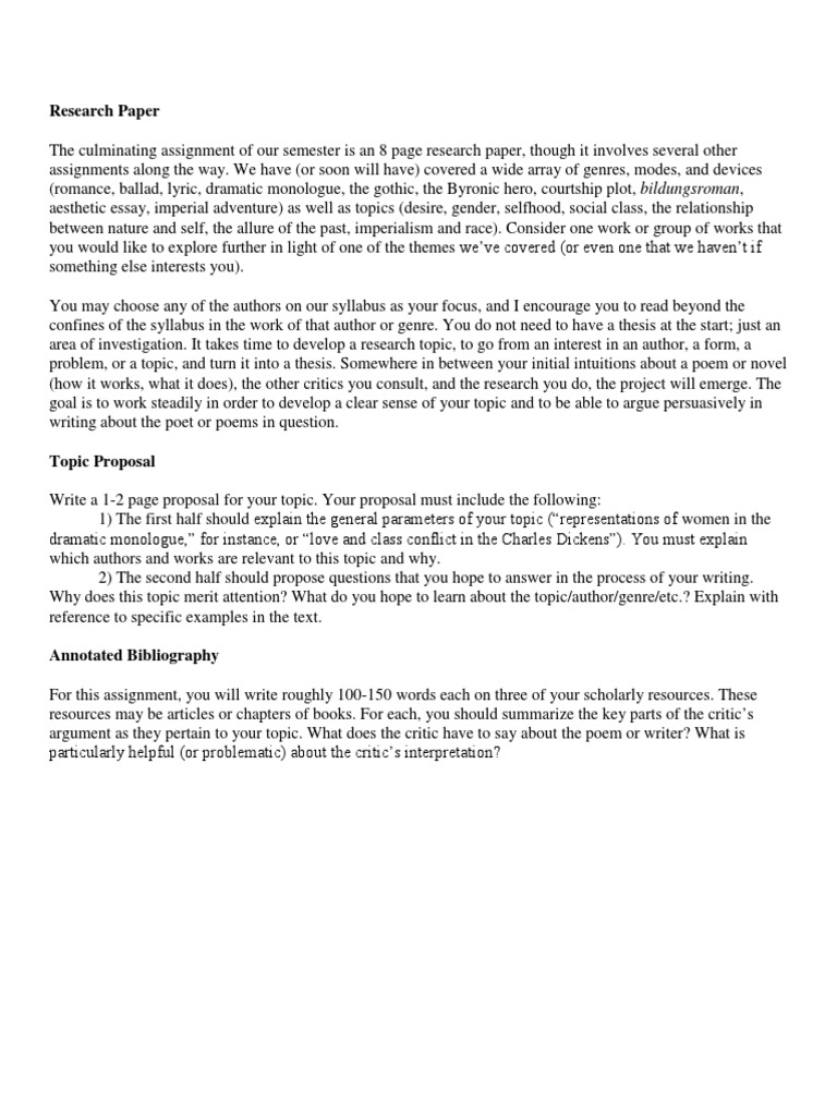 Research Paper Prompt | PDF