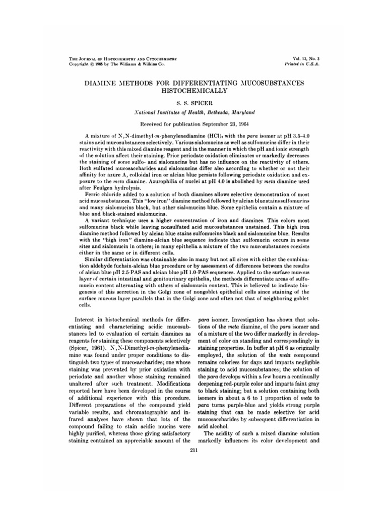 High Iron Diamine Protocol PDF | PDF | Staining | Histology