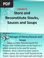 Principles of Stock Making | PDF | Broth | Soup