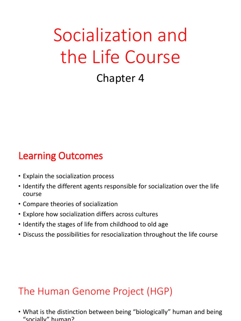 Chapter 4 Socialization and The Life Course | PDF | Socialization ...