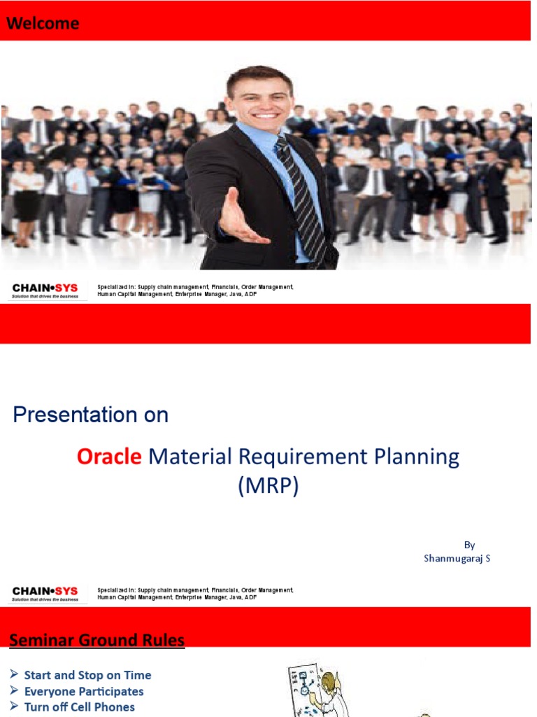 Oracle Material Requirment Planning | PDF | Supply Chain | Supply Chain ...