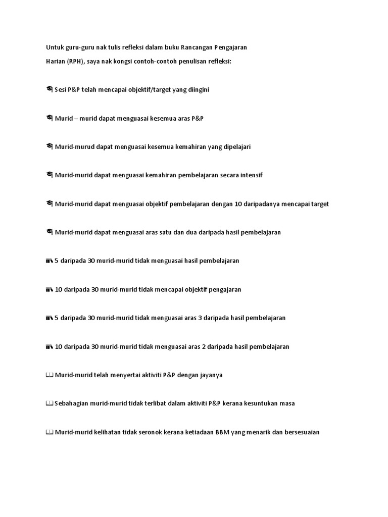 Rumusan Di Buku RPH | PDF